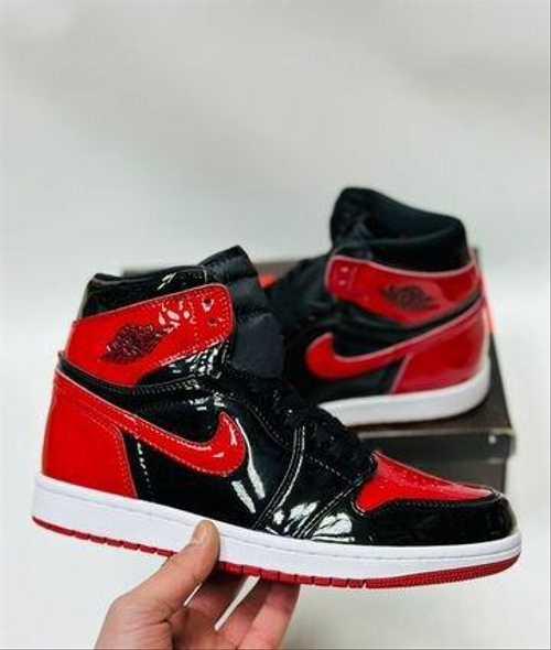 Nike Air Jordan 1 retro high OG patent bred 41-45