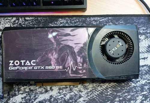 Видеокарта zotac GeForce GTX 560 SE