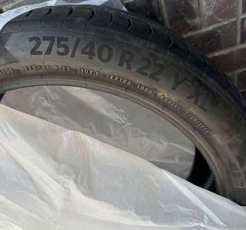 Continental PremiumContact 6 SSR 275/40 R22 и 315/35 R22 107Y