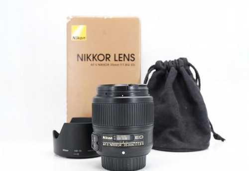 Nikon 35mm f/1.8G ED AF-S Nikkor отл. сост., обмен