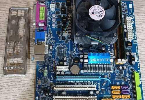 Плата Gigabyte+Phenom II x4+4gb