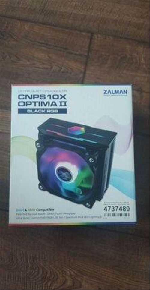 Кулер процеccорный zalman cnps10x optima 2 black