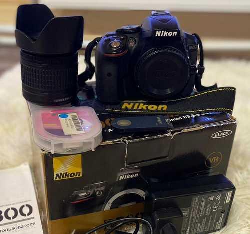 Зеркальный фотоаппарат Nikon D5300 AF-P18-55VR KIT