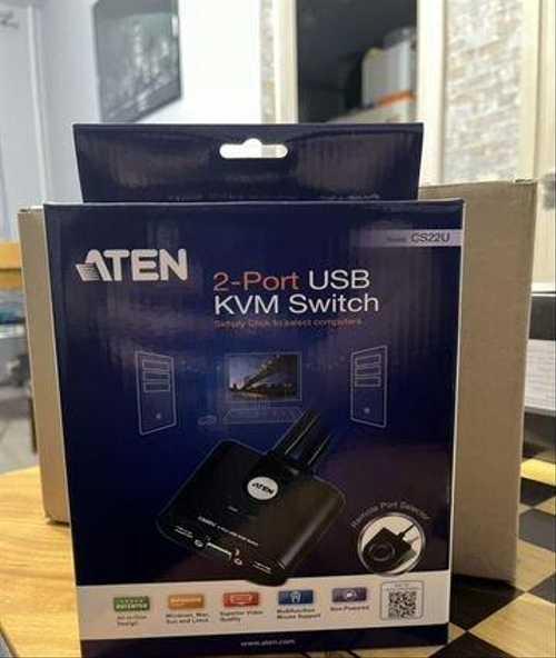 KVM Switch 2 Port Aten