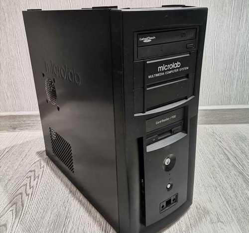 Офисный компьютер 2х2900mhz,4gb,HDD 250gb