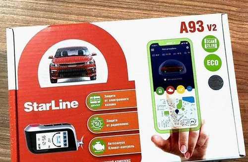 Сигнализация Starline A93 V2 2canlin ECO
