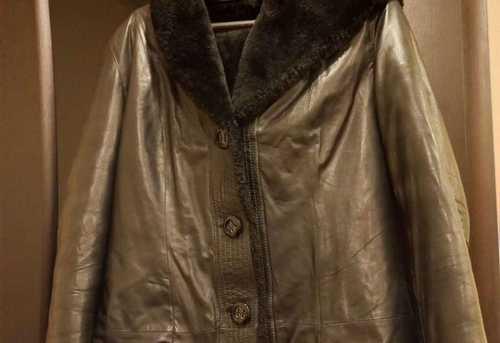 Куртка кожаная, итальнской фирмы Bassanio