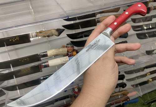 Нож слайсер Samura Sultan SU-0045DBR Дамасск