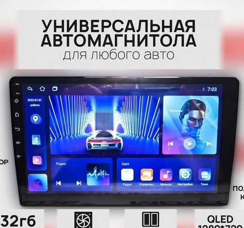 Автомагнитола Mekede на Android на любой авто