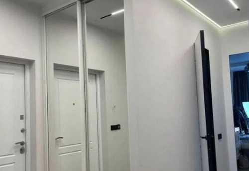 Шкаф-купе встроенный с зеркальными дверями