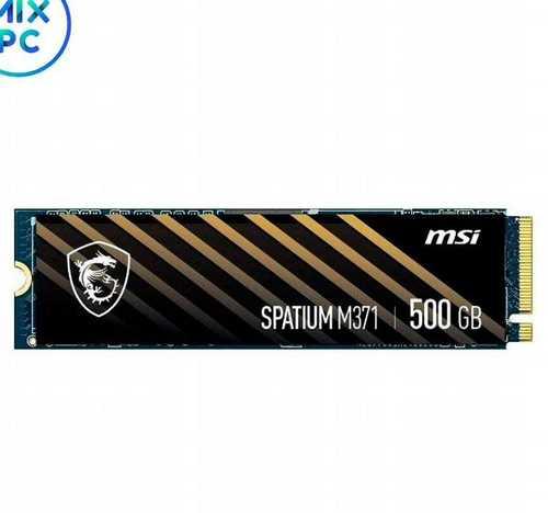 Накопитель SSD M.2 500GB MSI spatium M371 S78-440K160-P83