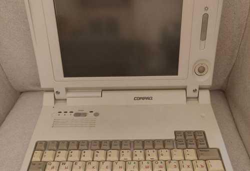 Ретро ноутбук из 1994г с i486 и активной матрицей