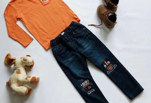 Лонги, джинсы, футболка, шорты на мальчика 98-104