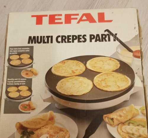 Блинница электрическая tefal multi crepes party