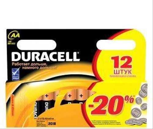 Батарейки Duracell LR6-12BL Basic AA 12шт #61938