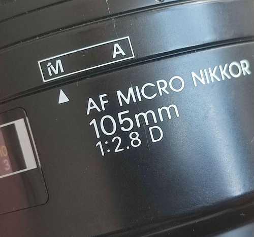 Объектив nikon af micro nikkor 105mm 1:2.8