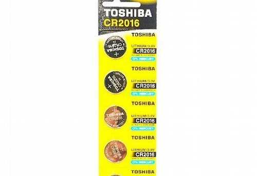 Батарея Toshiba CR2016 5 шт