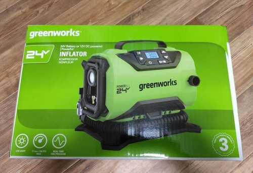 Greenworks akkумуляторный компрессор ACG301