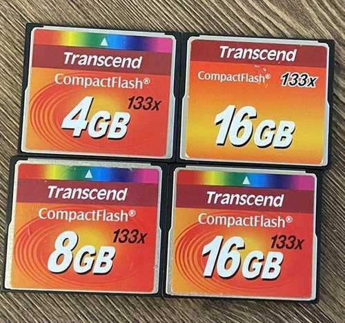 Compact flash карты памяти Transcend