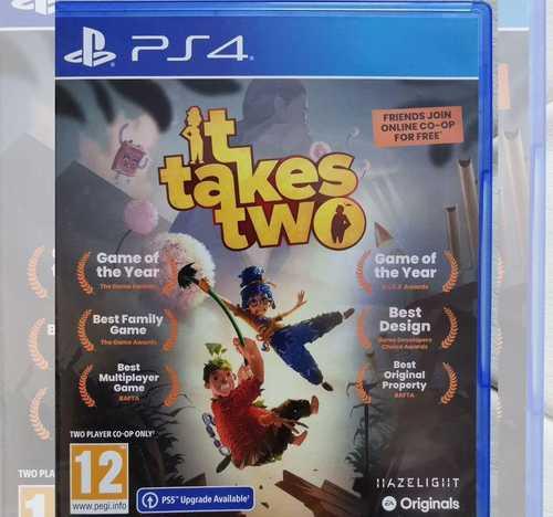 It takes two ps4 диск