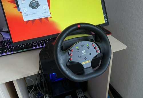 Игровой руль logitech momo racing