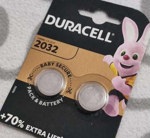 Батарейки Duracell CR2032 2шт