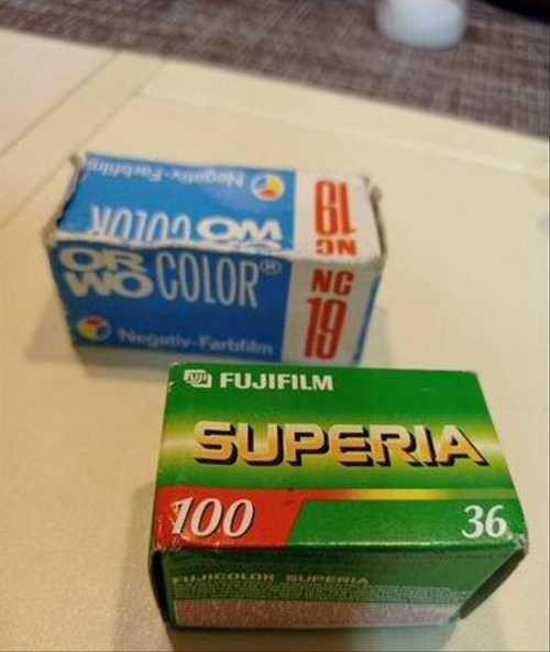 Fujifilm пленка superia и orwo colour