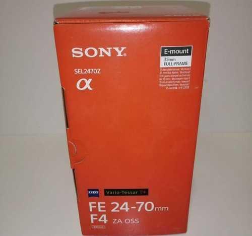 Забронировано Объектив sony e 24-70mm f/4