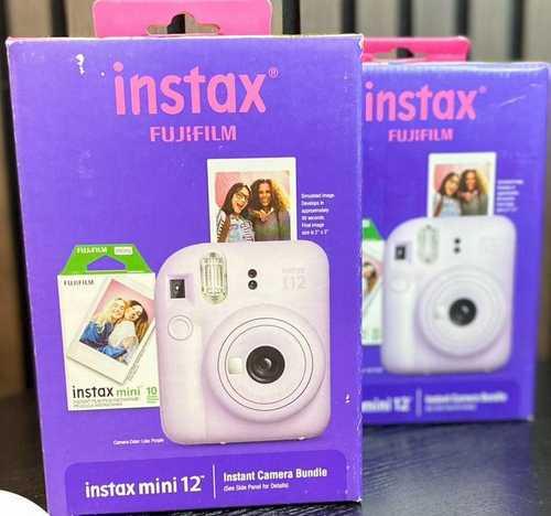 Набор Instax mini 12 и картриджи 10 снимков