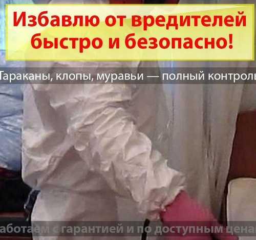 Уничтожение клопов тараканов