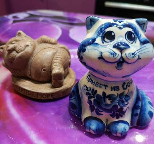 Котики. интерьерные фигурки