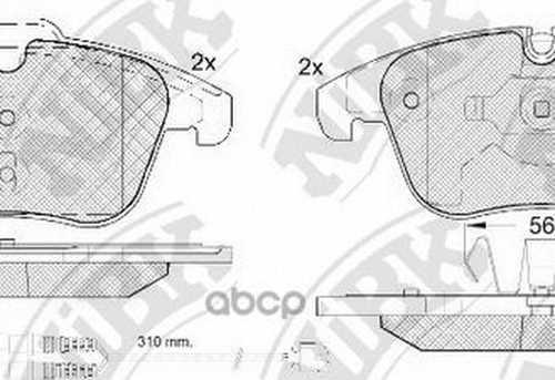 Колод. торм. диск. PN0462W NiBK