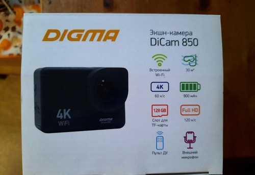 Экшн камера digma DiCam 850