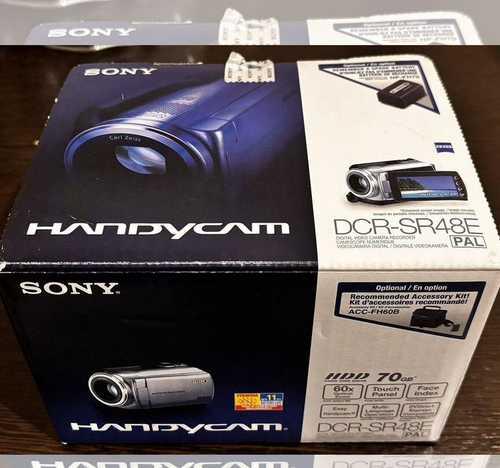 Видеокамера sony handycam dcr-SR48