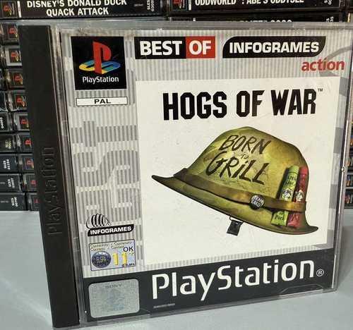 Hogs of War PS1 PAL