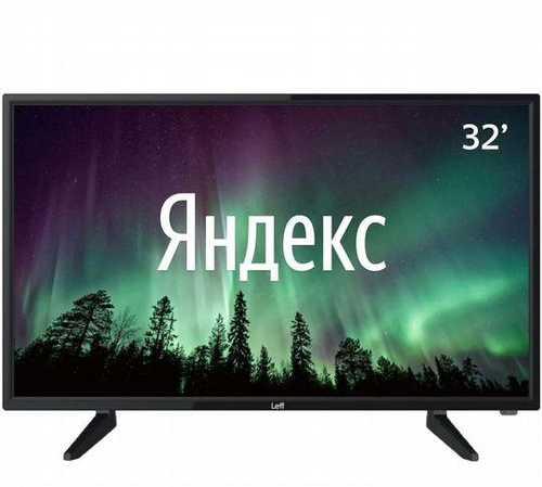 32" Телевизор leff 32H520T черный