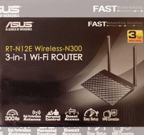 Wi-Fi роутер asus RT-N12E, N300