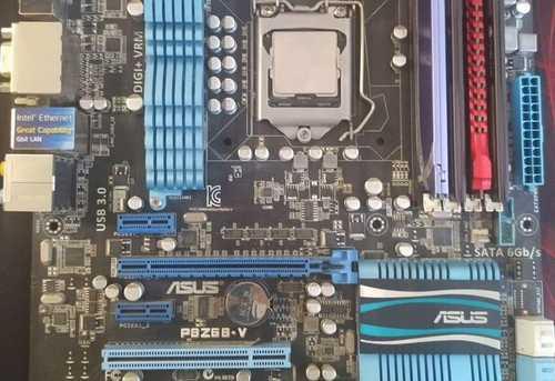 Комплект Asus P8Z68-V + Intel Core i7 2600K + 16GB