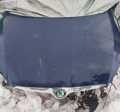 Капот Skoda fabia 2 рестайлинг Шкода фабиа 2