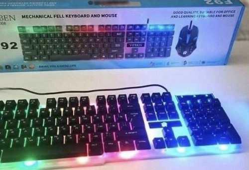 Комплект игровая клавиатура мышь