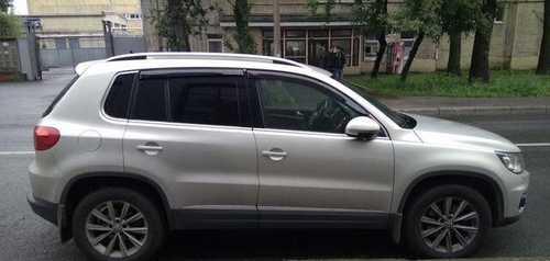Дефлекторы окон VW Tiguan 2007 крос