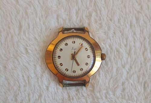 Часы женские Луч 1809 СССР позолота винтаж