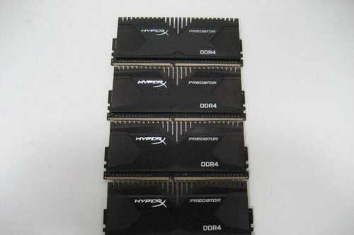 Оперативная память DDR4 16GB KIT 4x4GB Kingston Hy