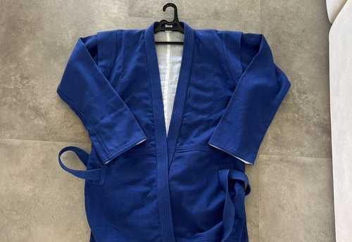 Самбовка кимоно синее рэй спорт