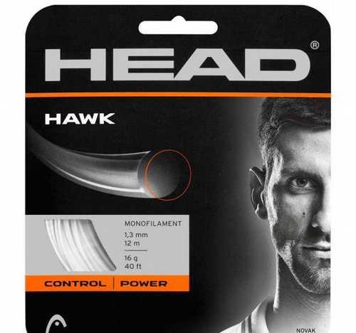 Теннисная струна Head Hawk White 1,30 12 метров