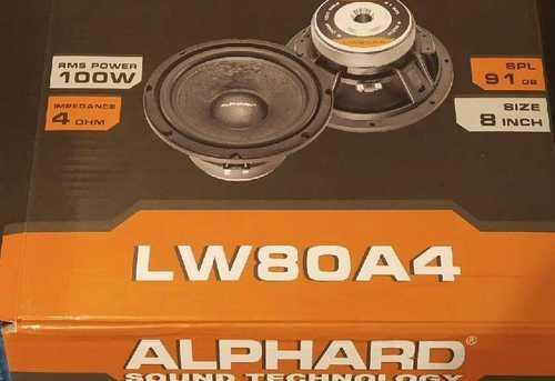 Мидбасс alphard lw80a4