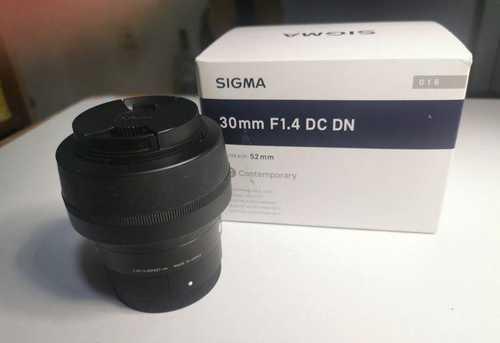 Sigma 30mm f 1.4 DC DN Sony E