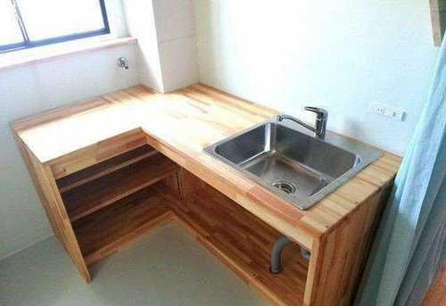 Столешница для кухни из дерева