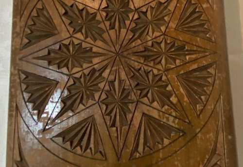 Шкатулка старинная, деревянная, резная