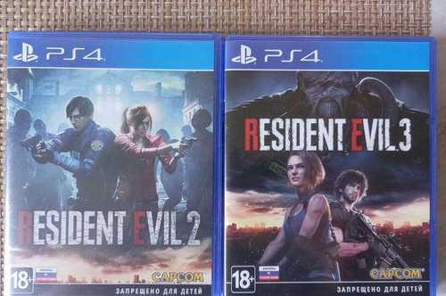 Resident Evil 2 и 3 PS4
